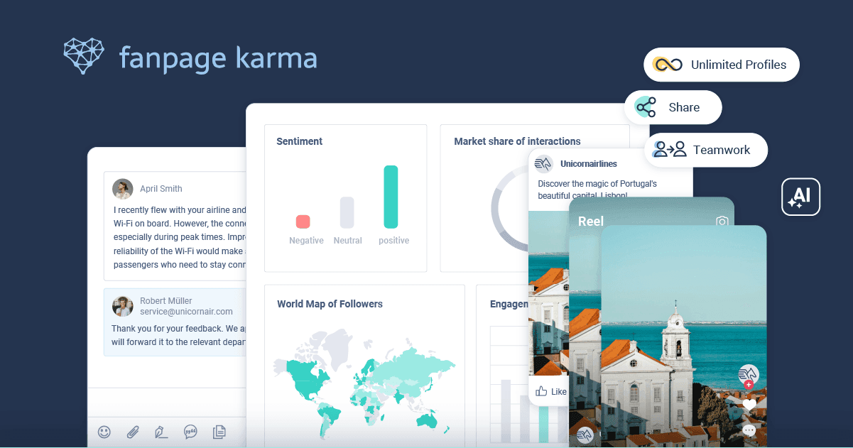 Jetzt kostenlos testen – Fanpage Karma