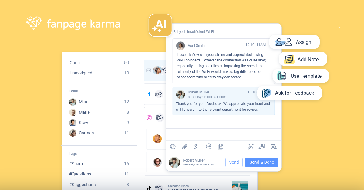 Social Media Community Management - Fanpage Karma
